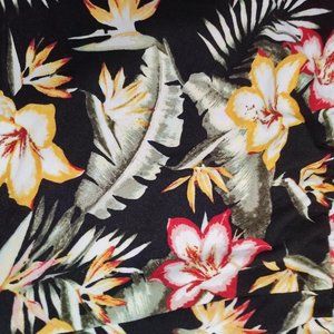 Ardene | Shorts | Ardene Curve Black Flower Design Short Womens Size X ...
